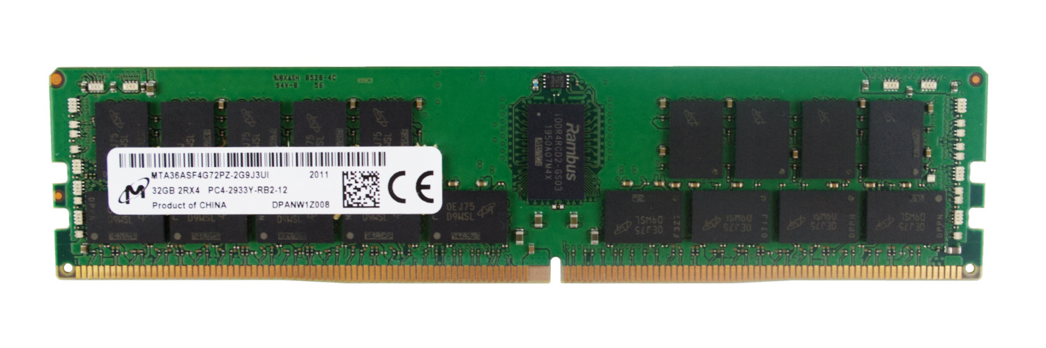 Paměť RAM 1x 32GB Micron ECC REGISTERED DDR4 2Rx4 2933MHz PC4-23400 ...